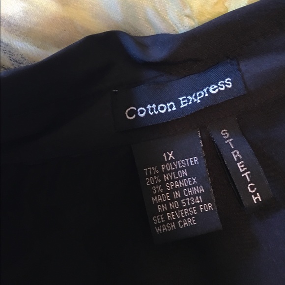 Cotton Express | Tops | Cotton Express Black Shirt | Poshmark